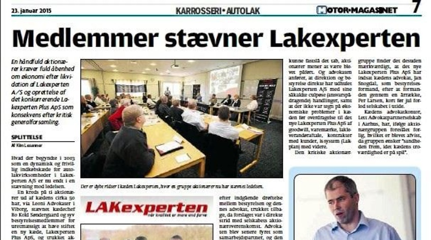 Aktionærgruppe taber retssag mod Lakexperten
