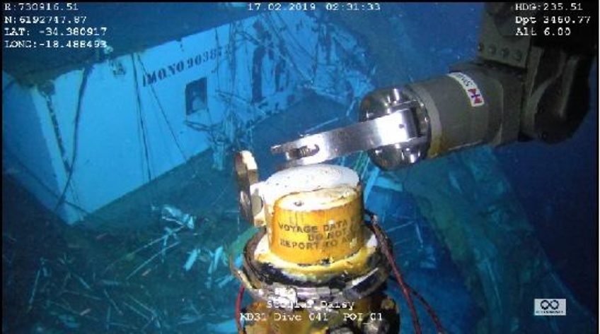 'Stellar Daisy's voyage data recorder er fundet