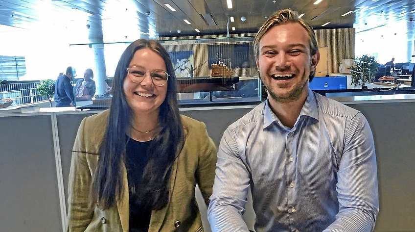 BLUE FUTURE: Laura og Jacob tager to semestre hos Torm
