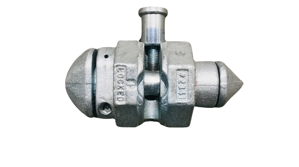 Connector, brugt, til container side
