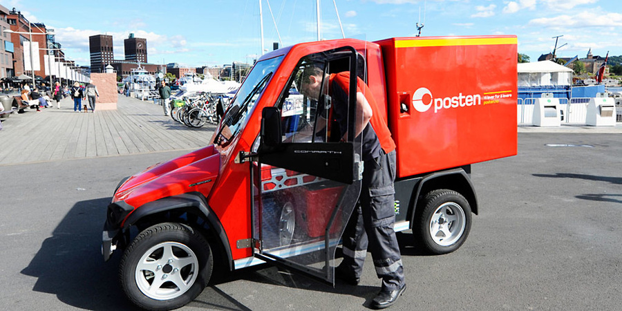 Grønn Bil-pris til Posten