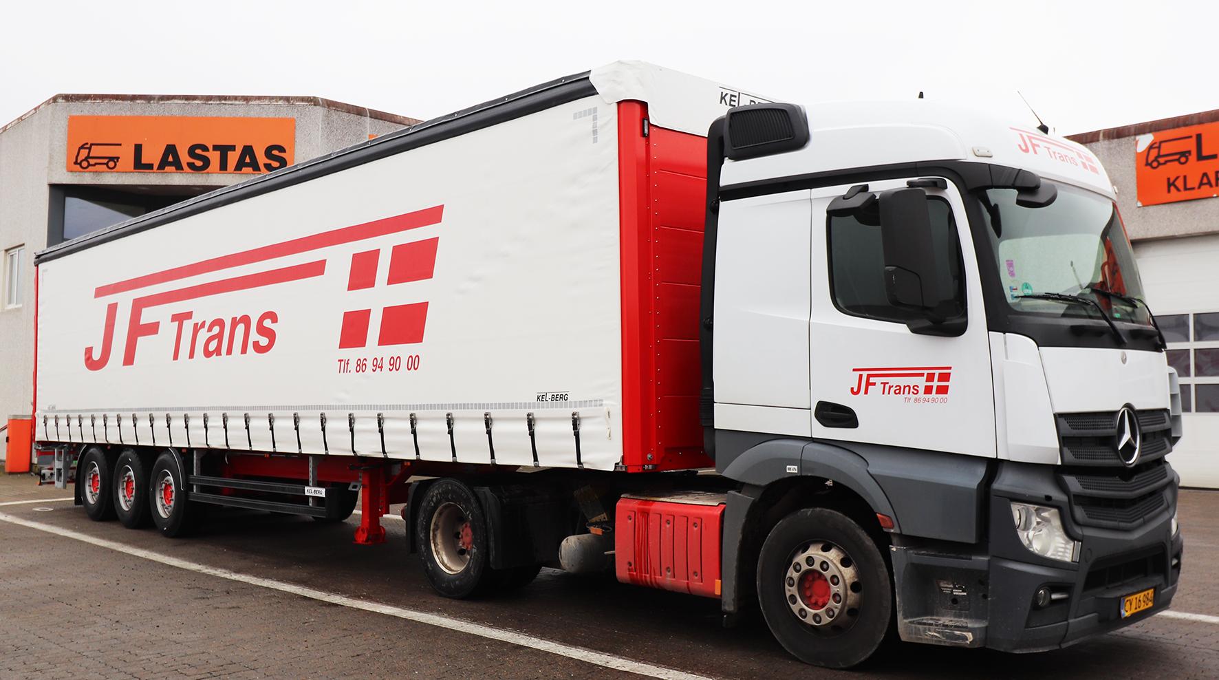 Lastas har leveret en ny Kel-Berg 3 akslet maxi flexi gardintrailer til ...