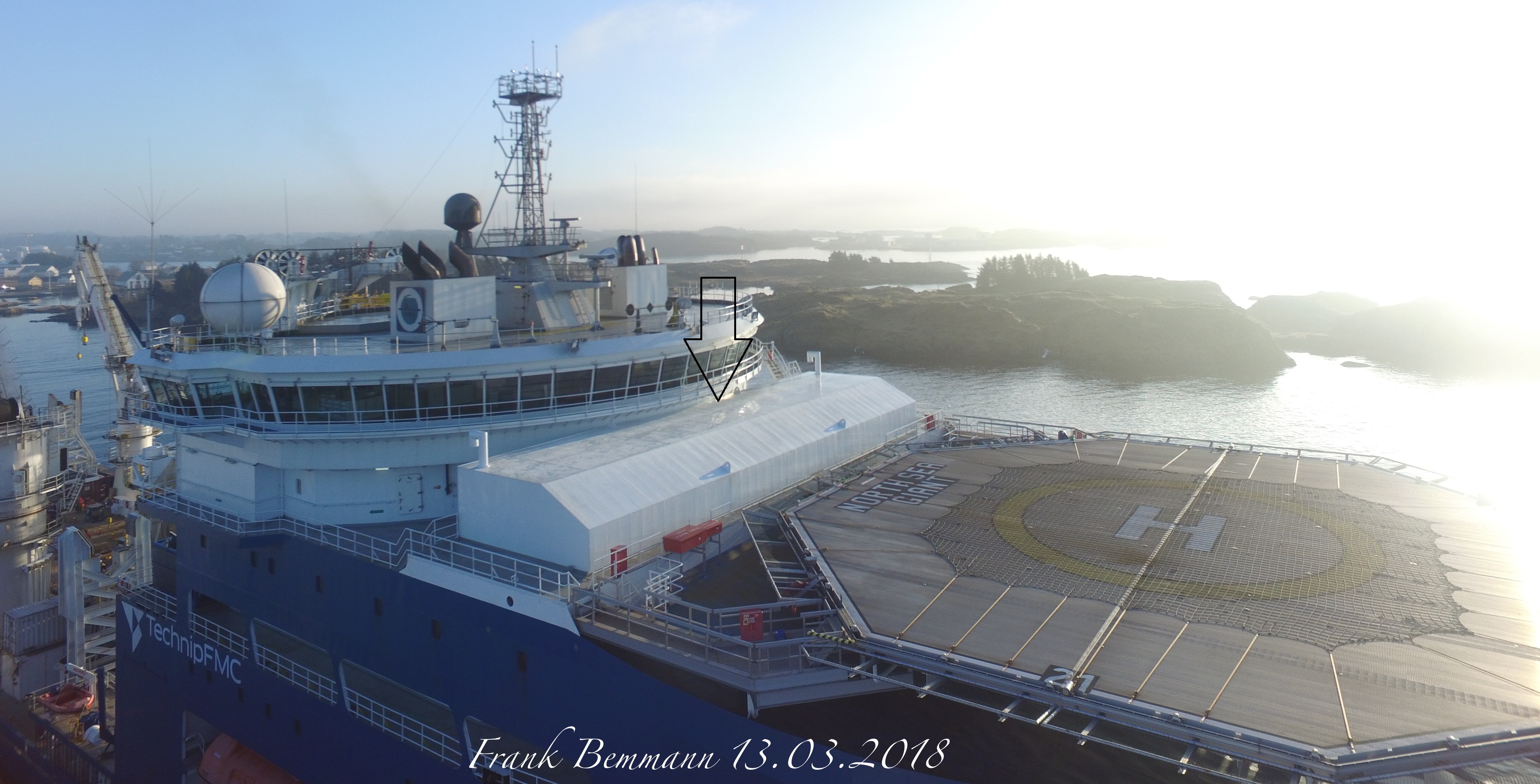 Roll reduction tank til North Sea Giant