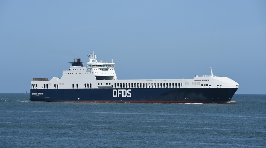 HAVARIRAPPORT: DFDS-skib var tæt på kollision ud for Harwich