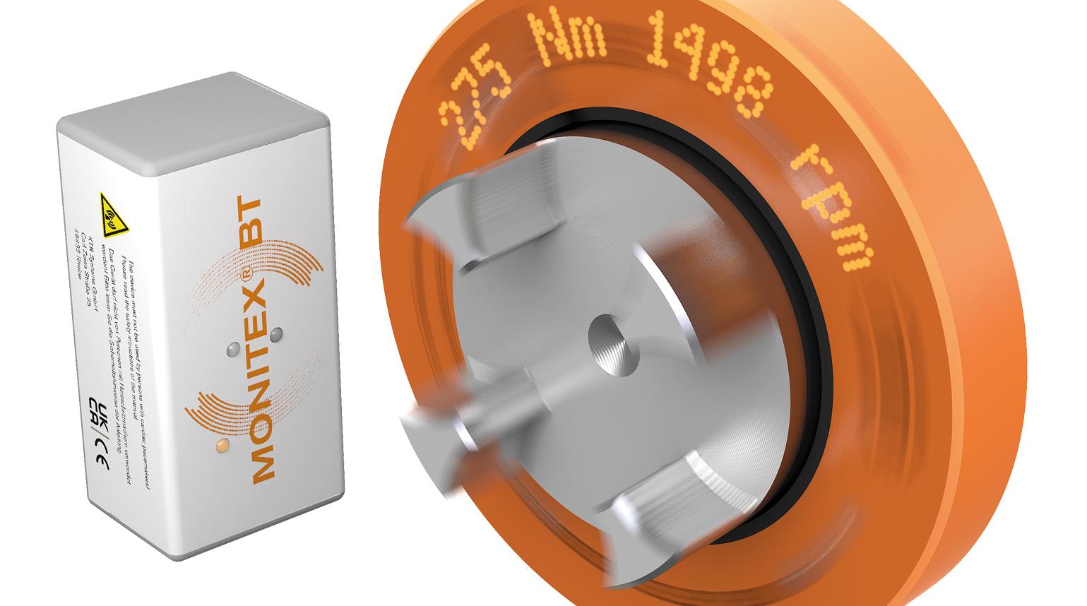 ROTEX coupling hub with an integrated measuring system