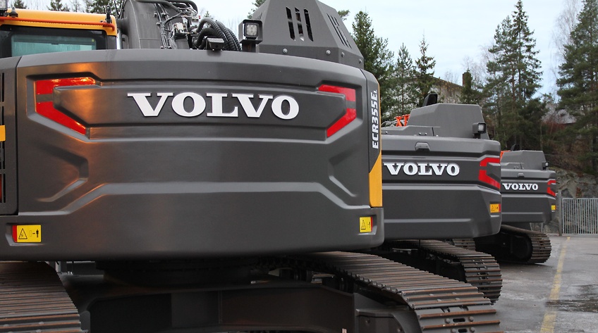 Volvo Maskin: Fakturerte 1275 maskiner i 2021
