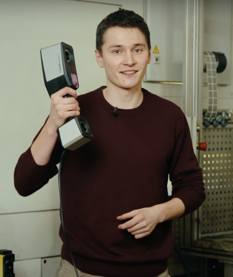 How to use a portable 3D scanner in production