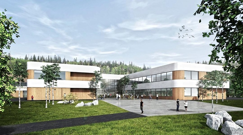 Bygger skole i massivtre for nesten 200 millioner