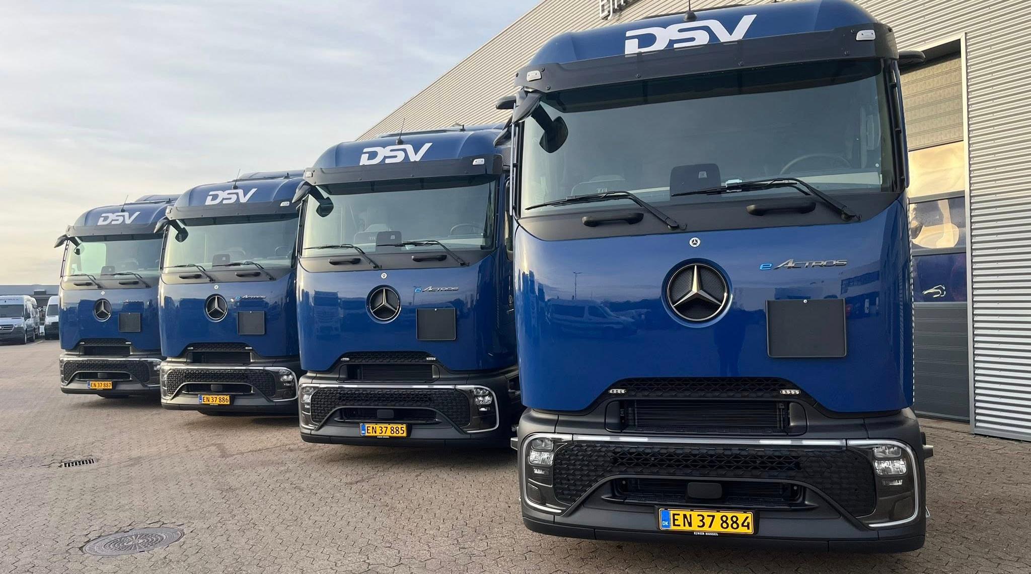 Elektriske Mercedes til DSV