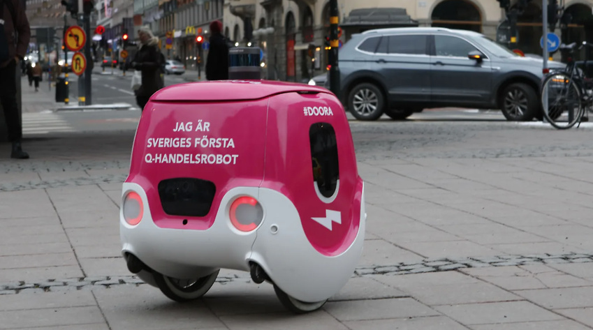 Foodora testar självkörande robot för hemleveranser