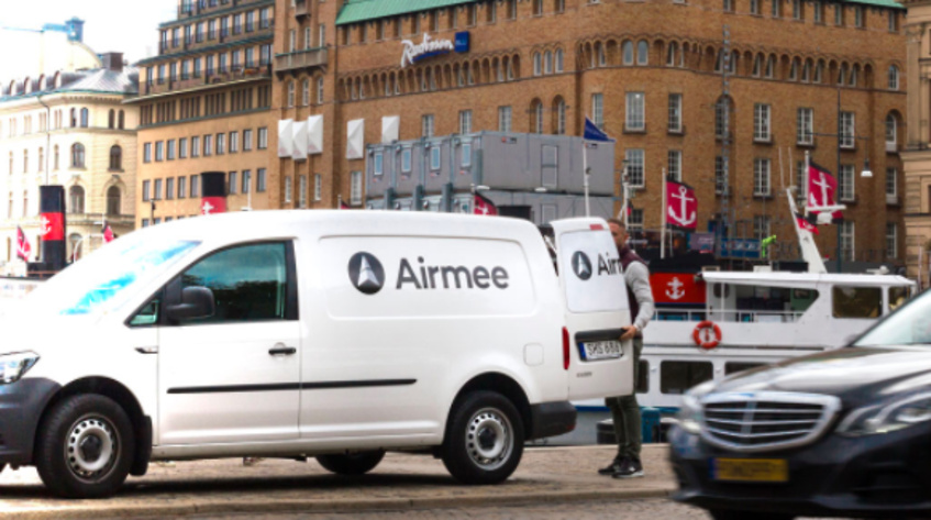 Airmee levererar till fler städer