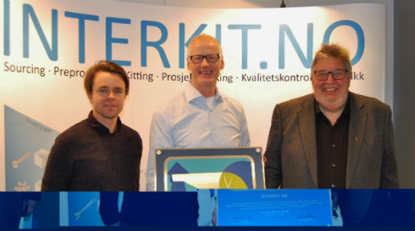 Miljøfyrtårnsertifikat til Interkit