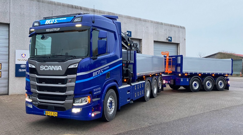 Første entreprenør-lastbil til sjællandsk vognmand