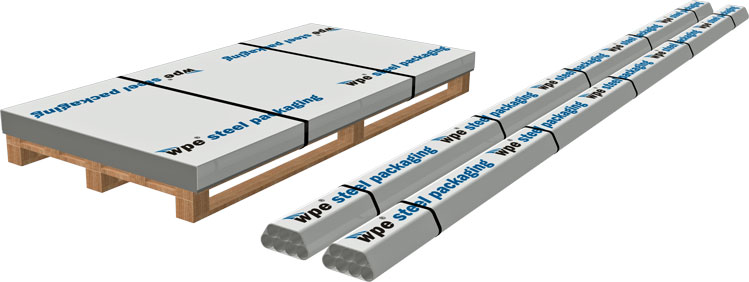 Emballage för plan och korrugerad plåt från Wellplast AB