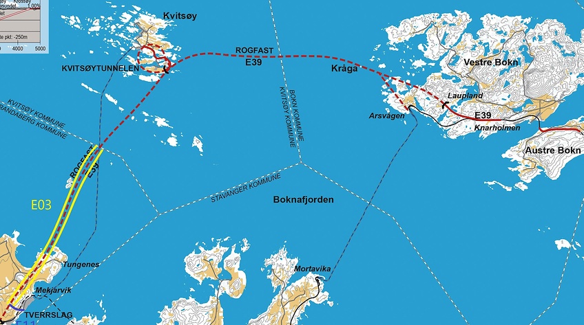 Fem milliarder kroner! Første store Rogfast-kontrakten til Skanska