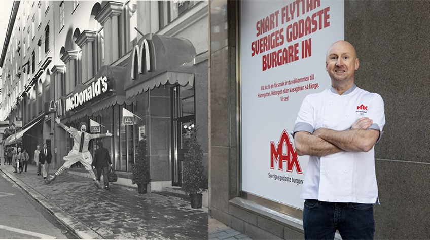 Max tar över McDonald's klassiska lokaler på Kungsgatan