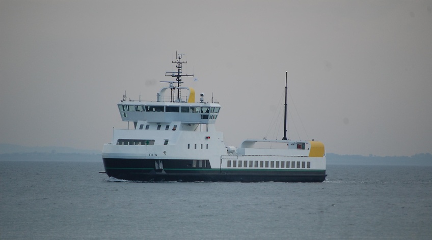 'Ellen' på første tur mellem Søby og Fynshav