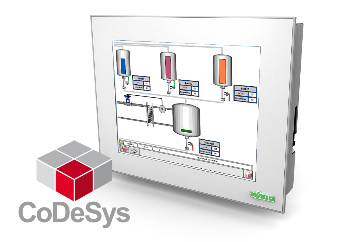 HMI-control-paneler integrerer CoDeSys target-visualisering