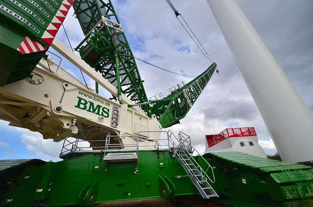 BMS indkøber Nordens største kran til fremtidens vindopgaver
