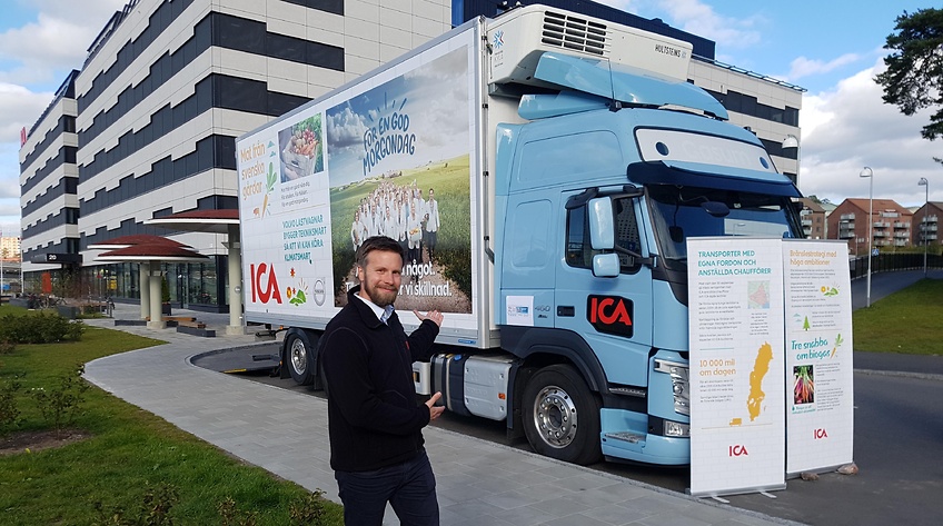Ica startar egen logistik – med 9 lastbilar på flytande biogas