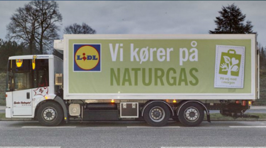 Mercedes Benz leverer gaslastbil til Lidl