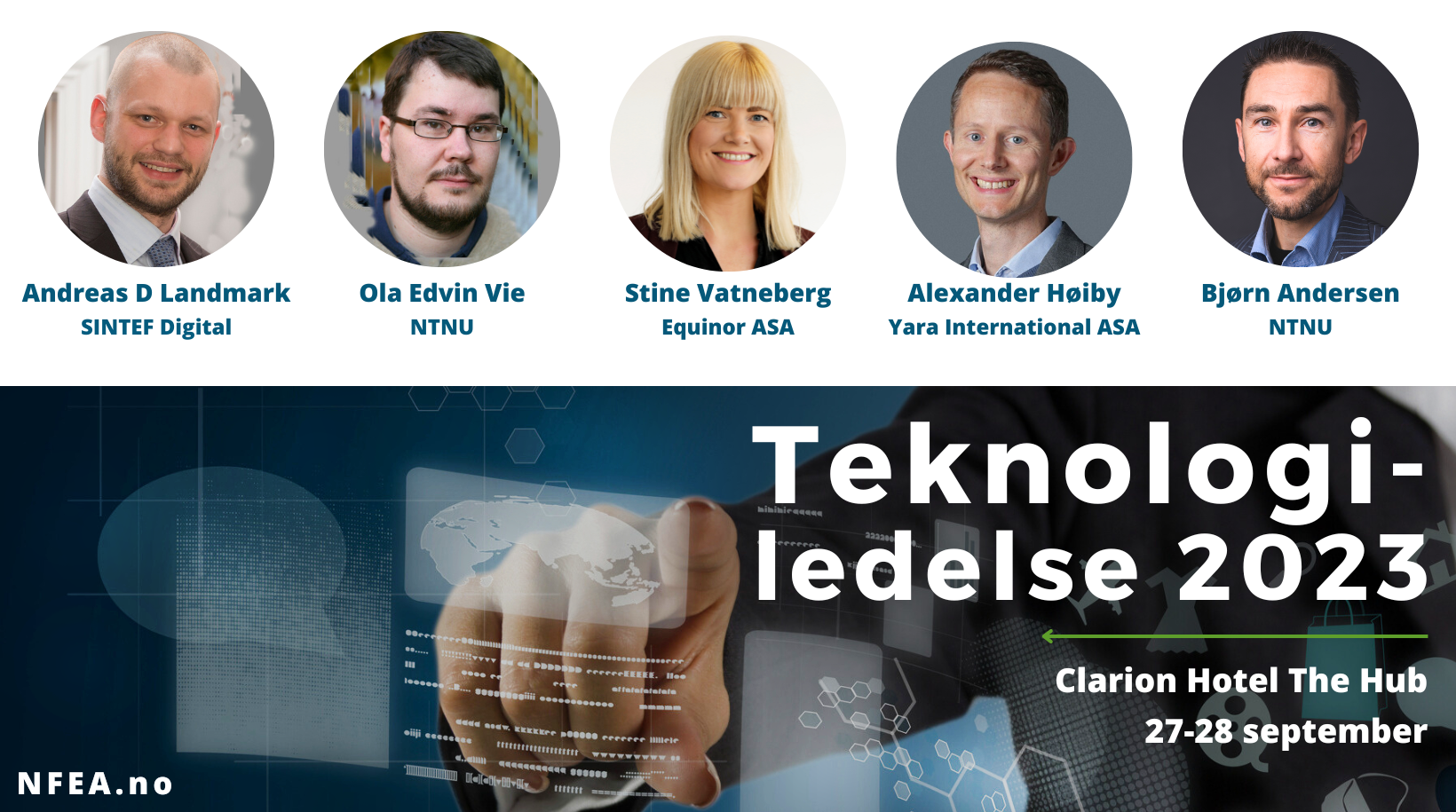 Teknologiledelse 2023 fokuserer på sentrale temaer innen teknologi- og ...