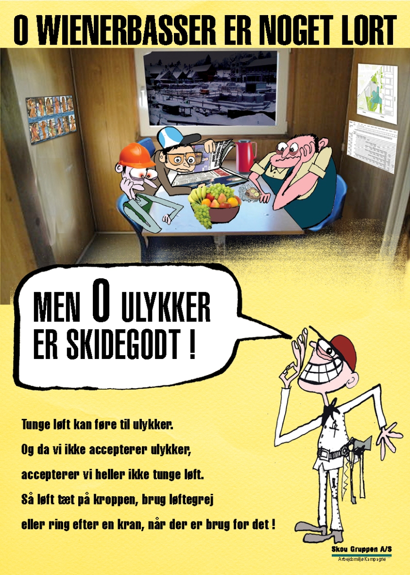 Humor skal sænke antallet af arbejdsulykker på byggepladserne