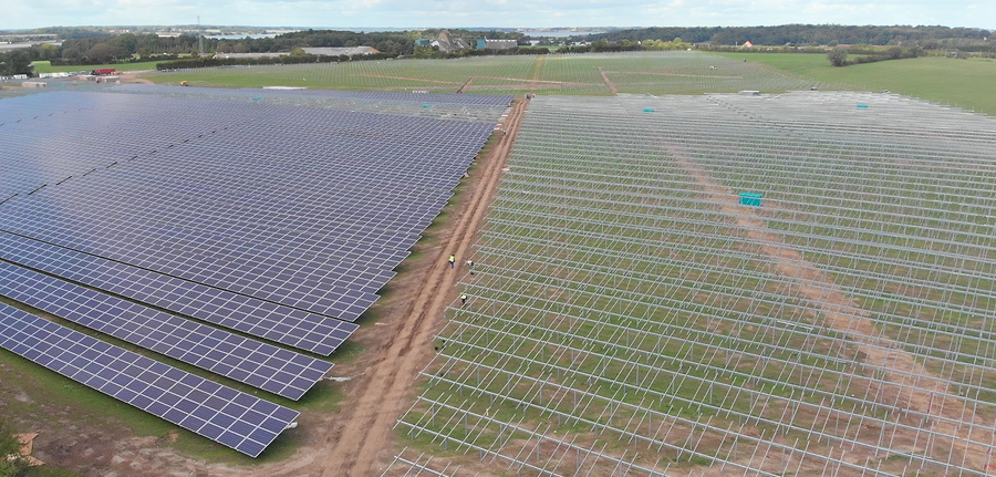 Better Energy opfører Google-sol i Blangslev