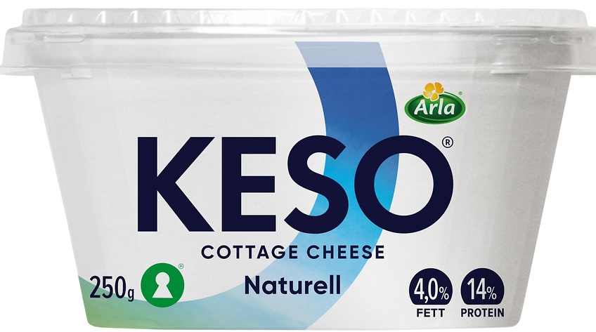 Keso i ny förpackning