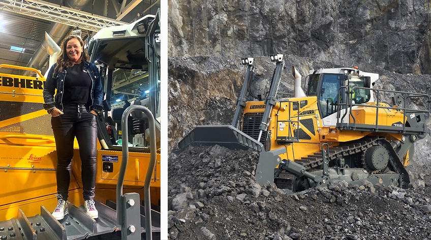 Lesja Bulldozerlag: Blir først ut med Liebherr PR 766 i Norge