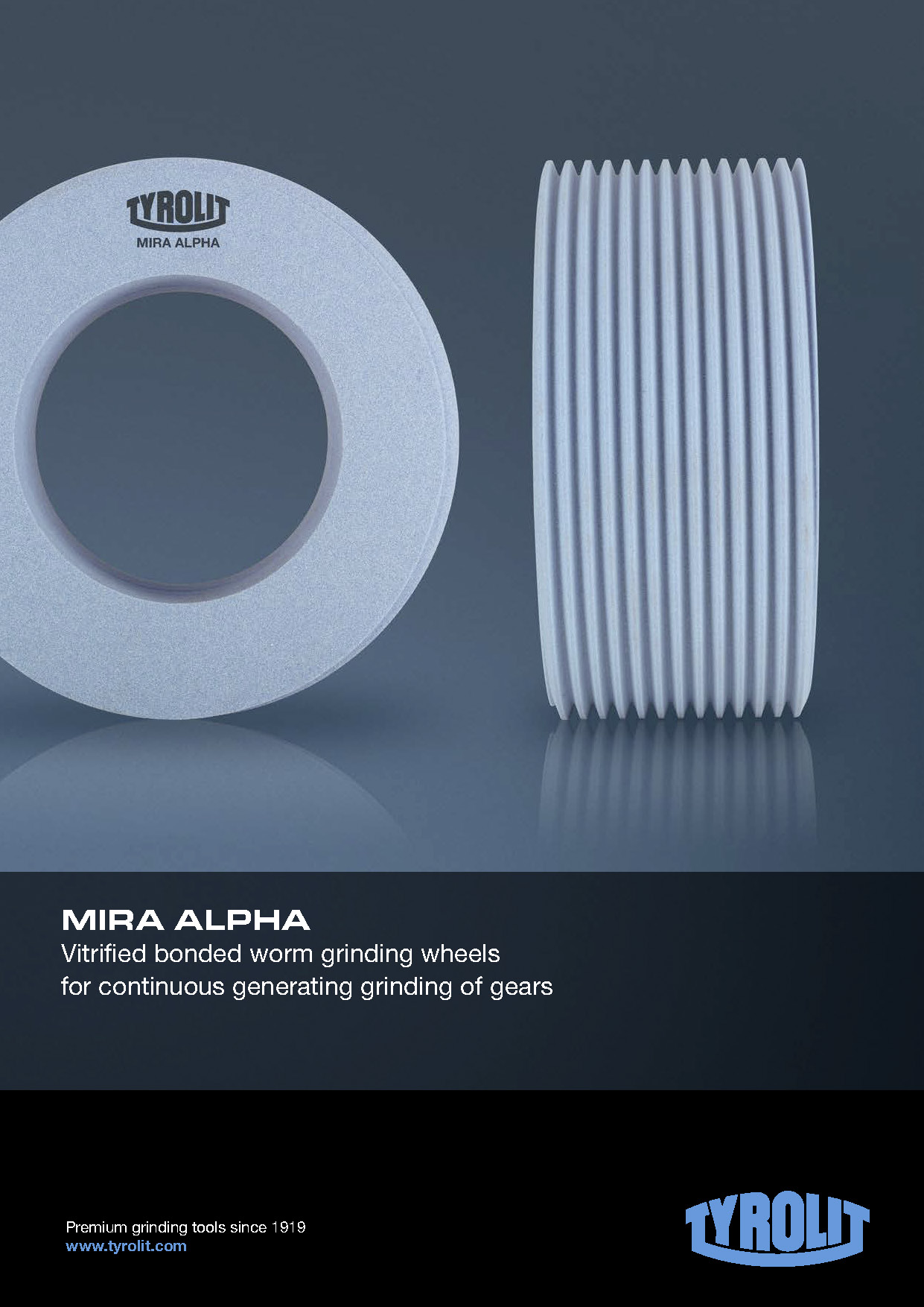 MIRA ALPHA Vitrified bonded worm grinding wheels...