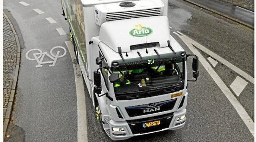 Arla først med den store elektriske lastbil