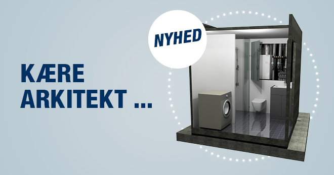 Få mere plads med en badekabine med installationsskakt