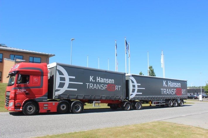 Ny stærk trailer til K. Hansen Transport A/S