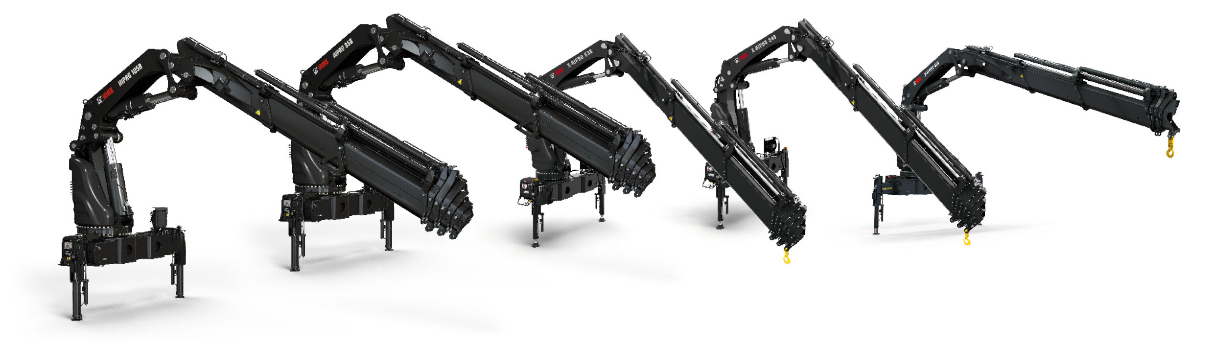 SAWO præsenterer endnu 3 store kraner fra Hiab