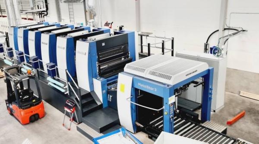 Ny tryckpress för tennplåt