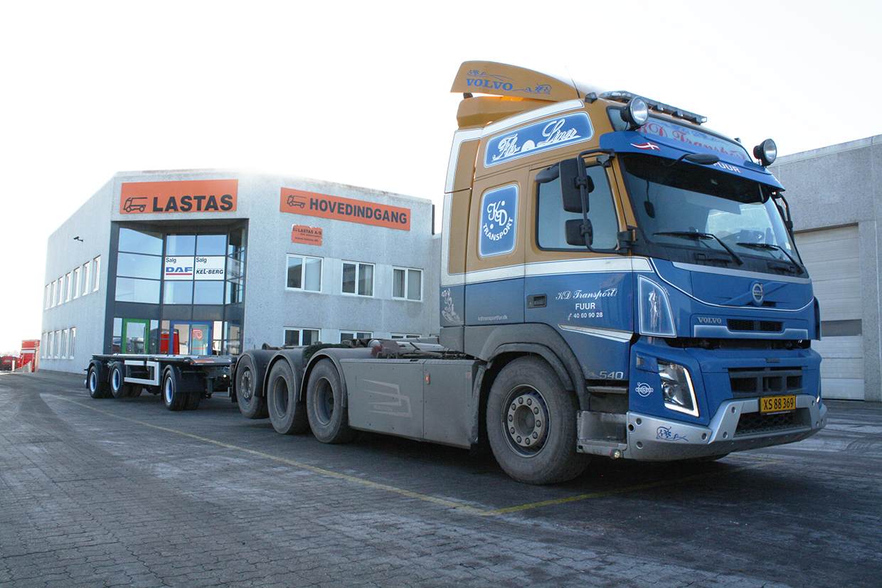 KD Transport Fur ApS kan køre hjem til Fur med en ny Kel-Berg 3 akslet ...