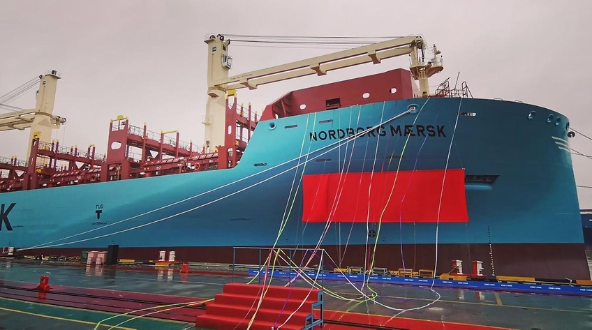 Nyeste skib i Mærsk-flåden hedder Nordborg