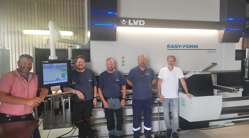 Velle Utvikling med Easy-Form kantpresse fra LVD