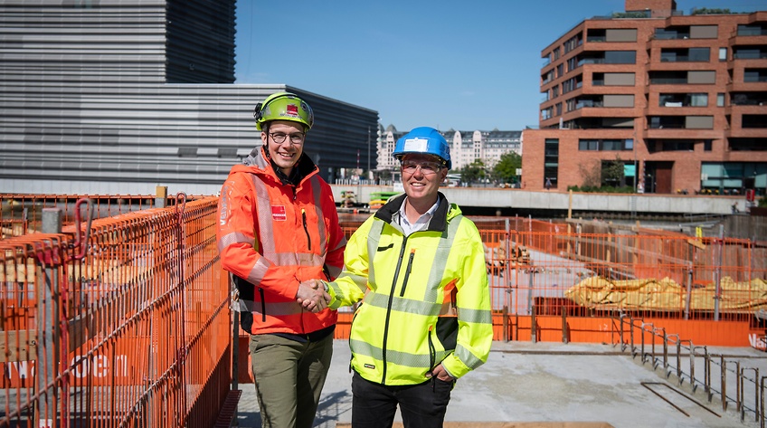 Veidekke og Oslo S Utvikling med boligprosjekt i Bjørvika