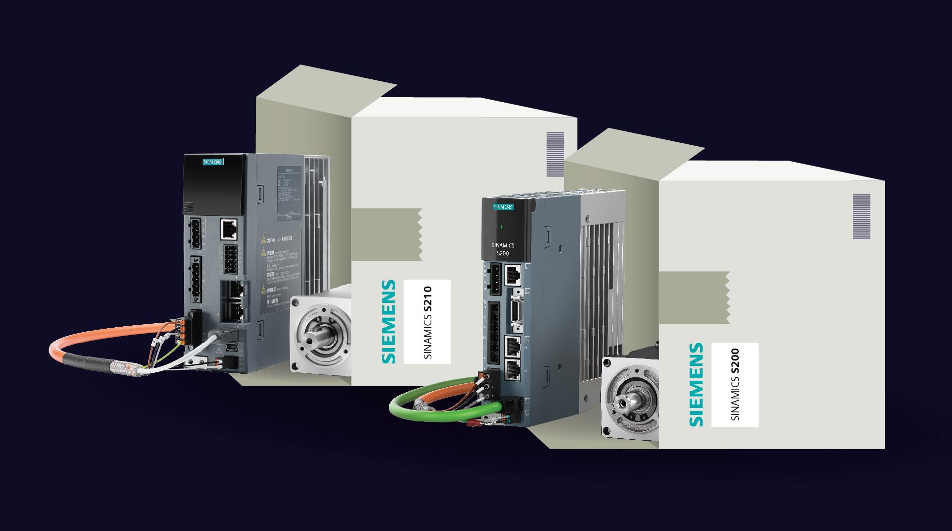 SINAMICS S200 og S210 startpakker