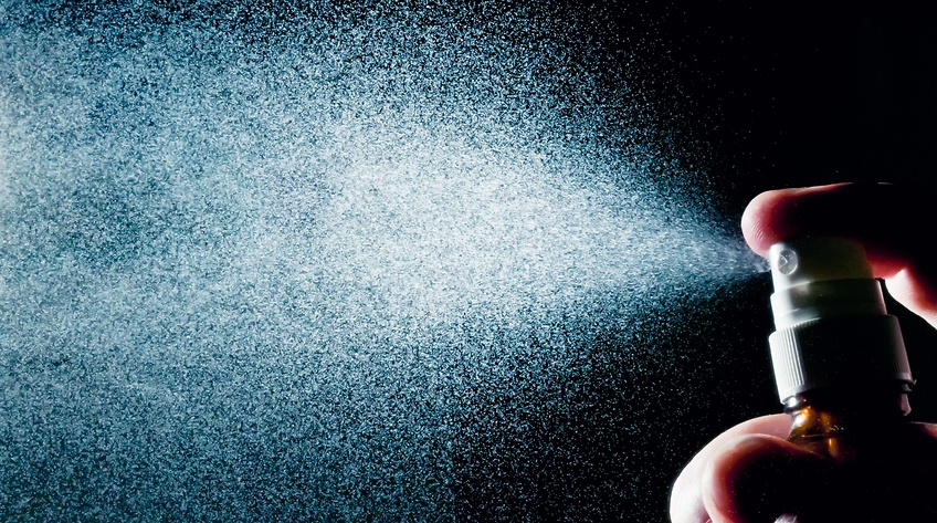 Spray med koppar ska döda virus