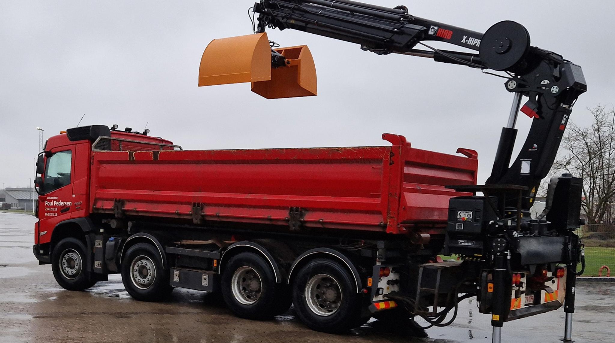 HIAB kran på eksisterende Volvo lastbil
