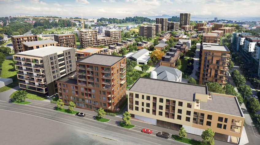 Planer for fortsettelsen av nye Lilleby