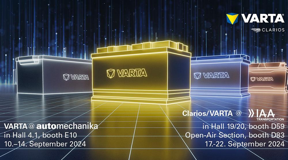 Clarios præsenterer VARTA® Automotives innovationer på Automechanika 2024