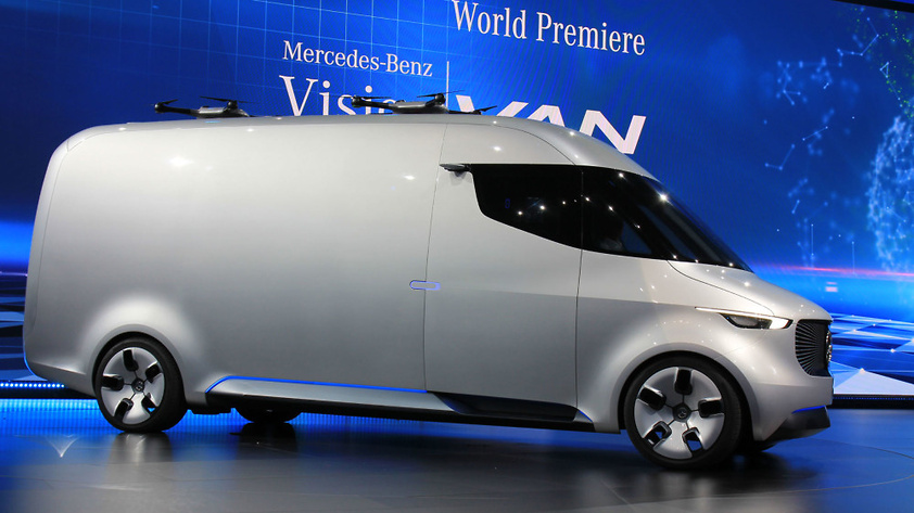 Mercedes-Benz Vision Van:: Elektriske Vision Van