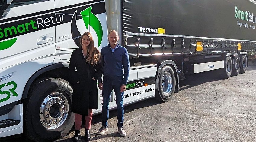 Toakslet Volvo hos Torpa bilruter - returgigant kjøper elektrisk lastebil