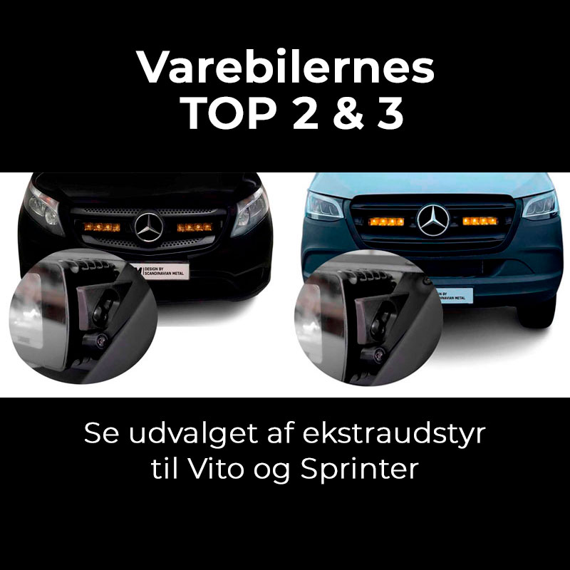 Ekstraudstyr Vito og Sprinter