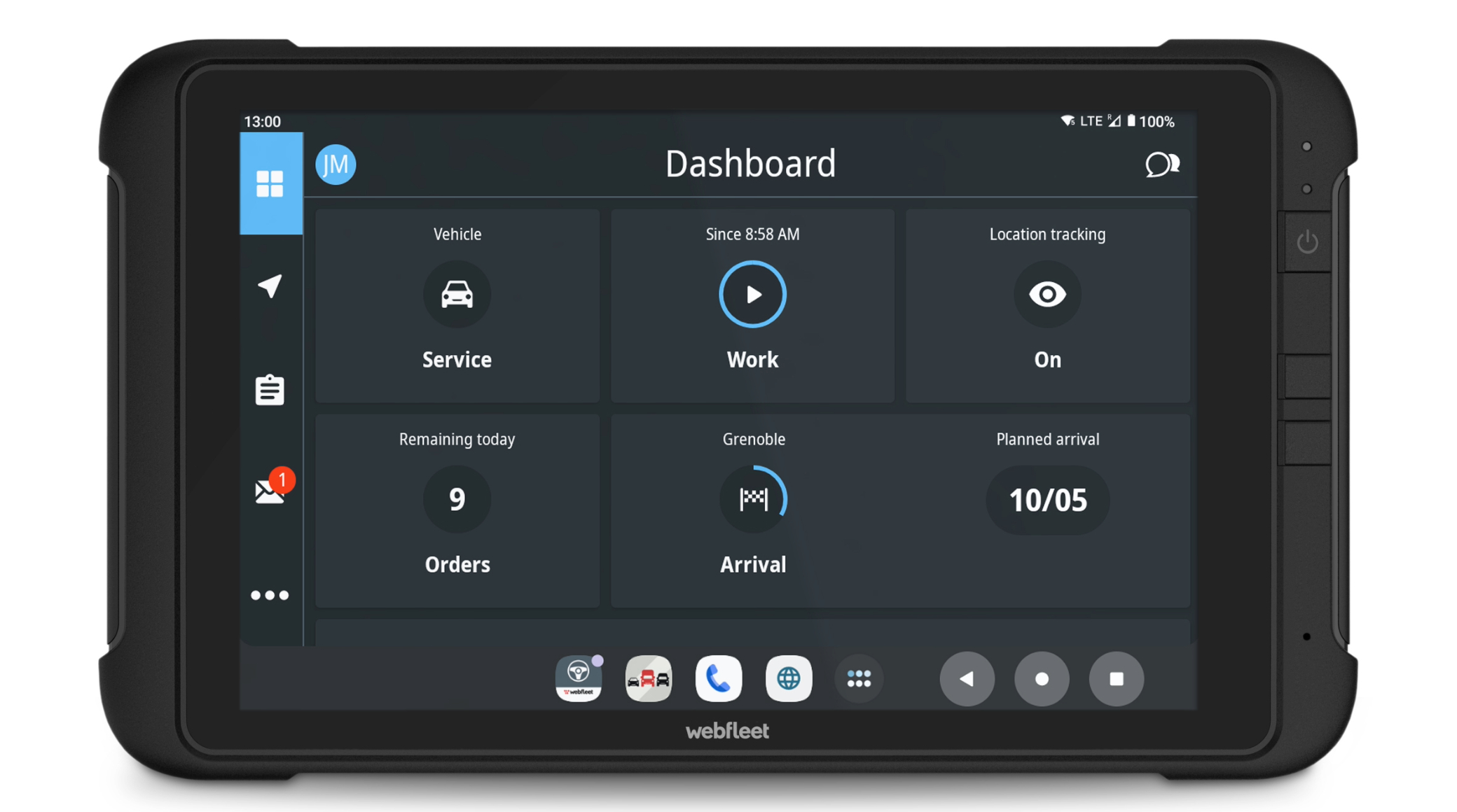 Webfleet lancerer Driver Terminal Pro X – en kraftfuld og robust tablet ...