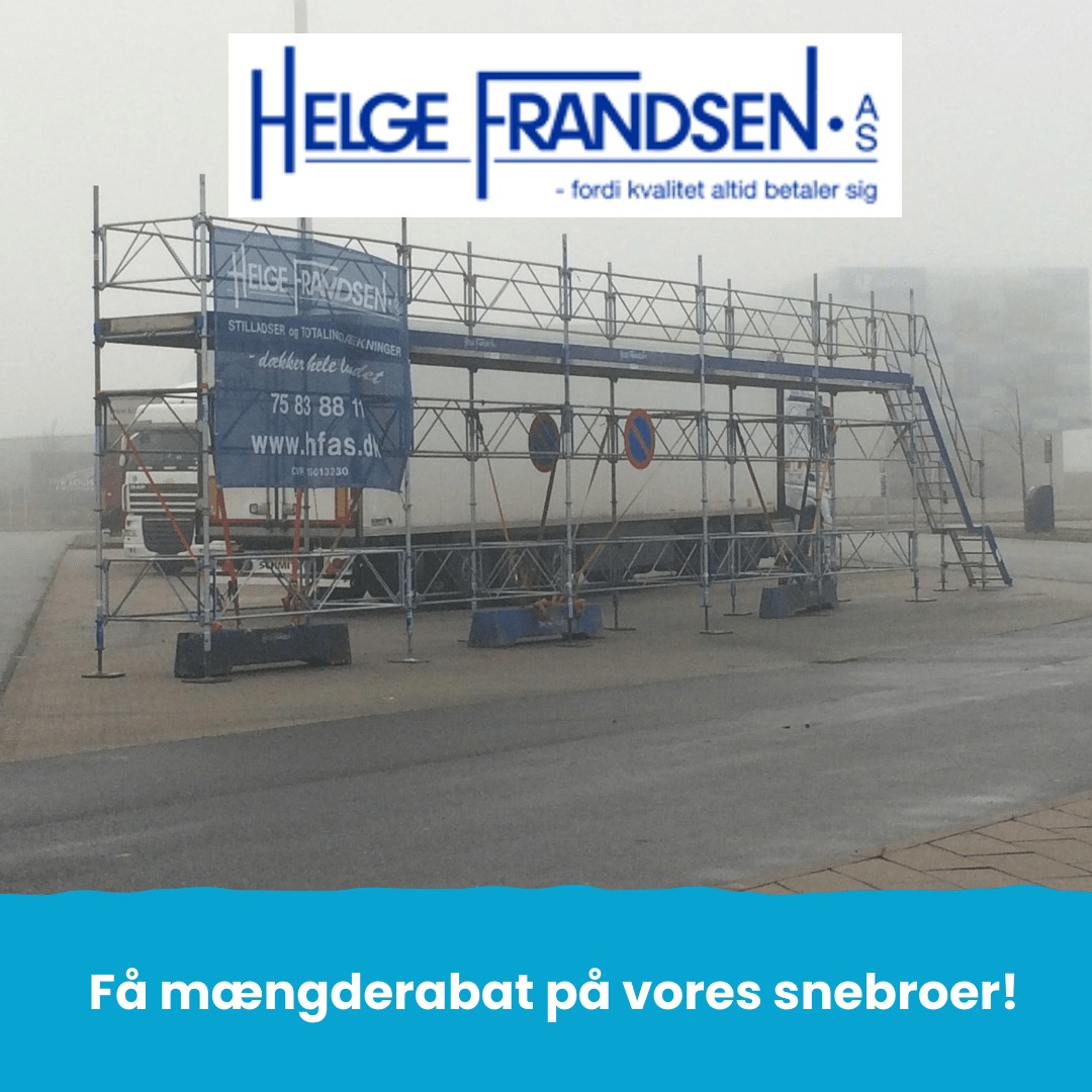 Få mængderabat på vores snebroer!